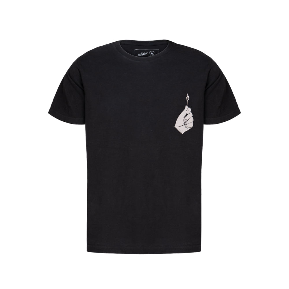 T-Shirt Set Fire Btfg 02 (Pre) Preto Reativo - Botafogo Store | Aura90